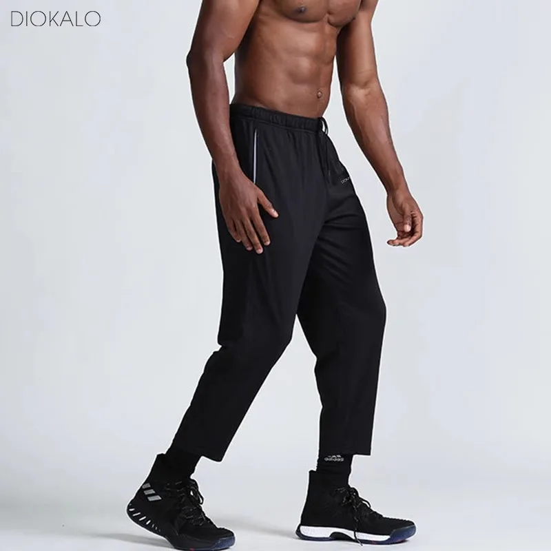 DIOKALO-Casual-Sports-Cropped-Pants-Breathable-Loose-Running-Pants-Gym ...