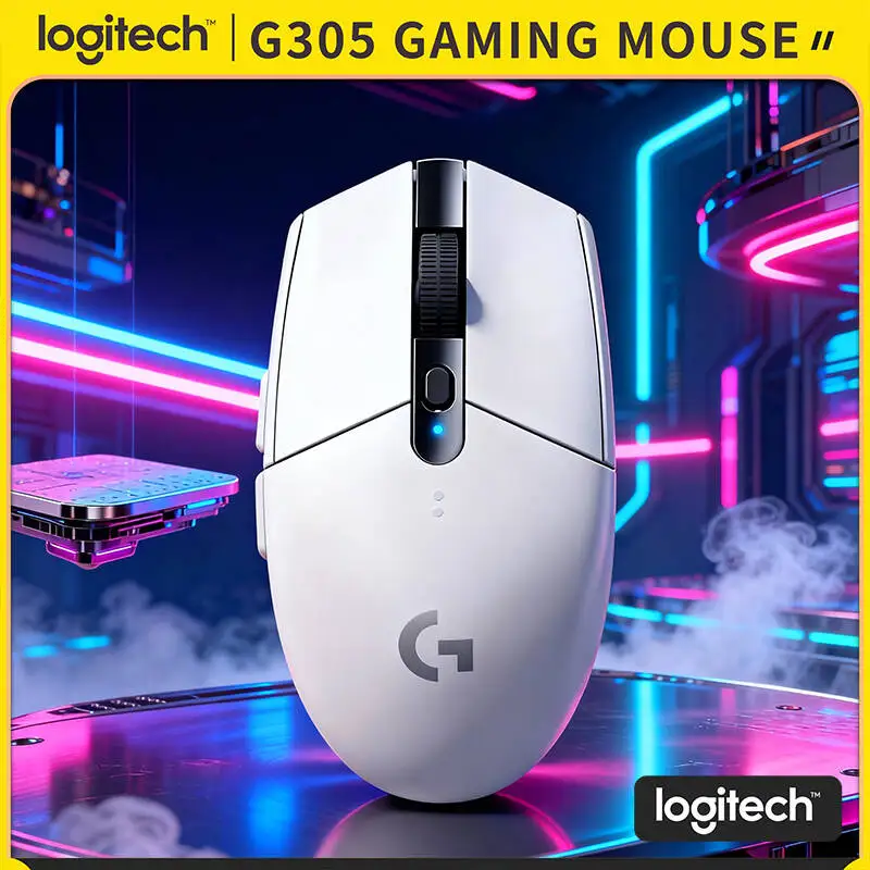 Logitech G305 Gaming Mouse Wireless 12K DPI 6 Programmable Buttons ...