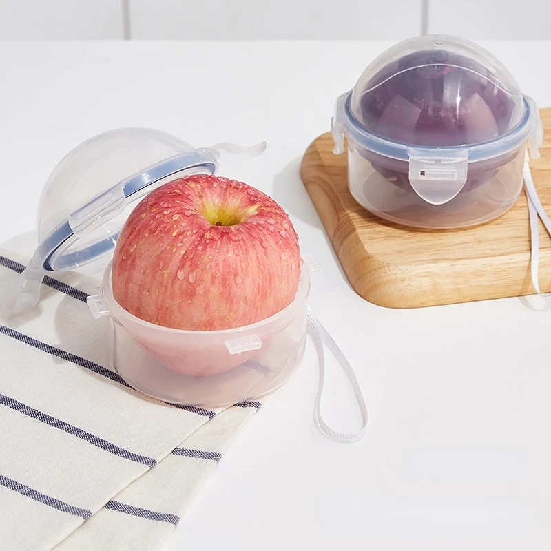 Food Grade Fruit Preservation Apple Storage Box Round Sealed Onion ...