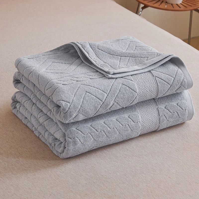 Vintage Cotton Towel Blankets for Beds Summer Terry Towel Blanket Sofa ...