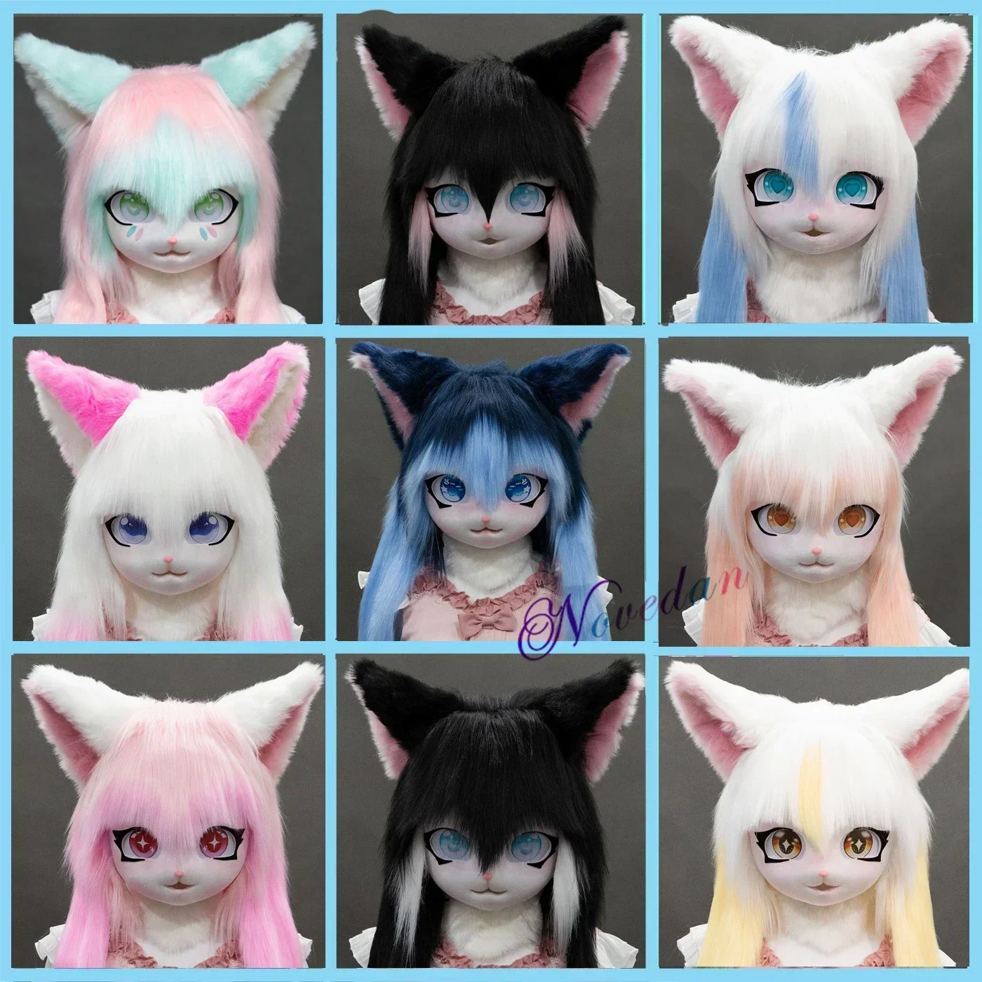 Kig-Fursuit-Kigurumi-Headset-Furry-Cosplay-Costume-Paw-Head-Base ...