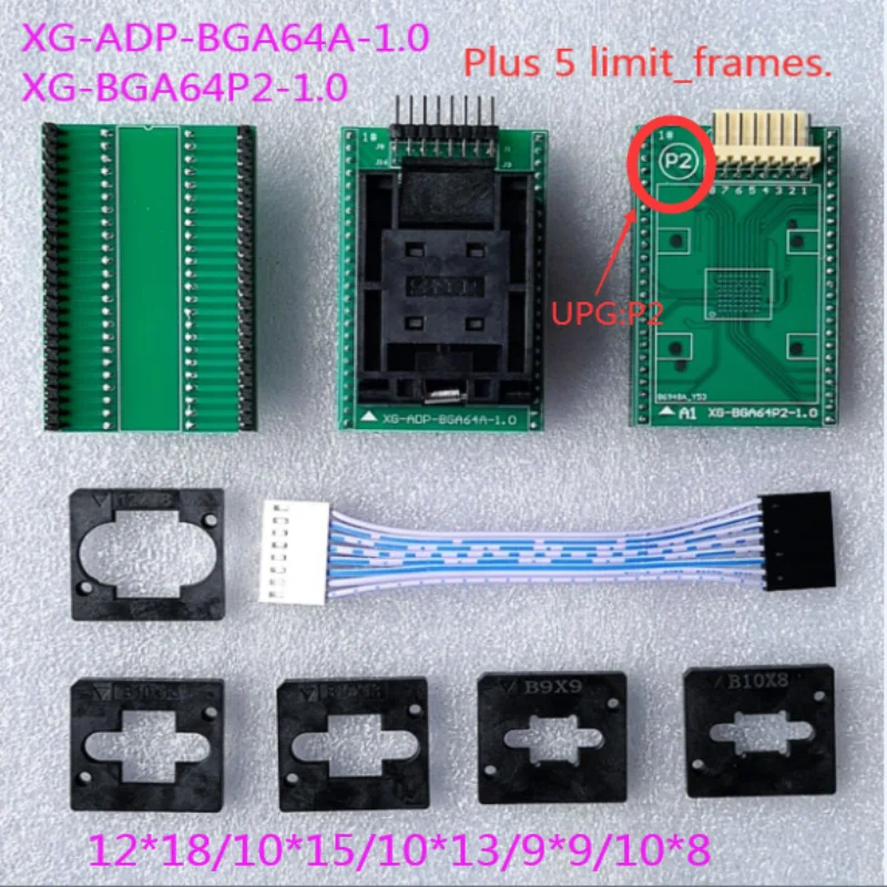 Набор адаптеров XGECU BGA64, работает для модели программатора T56: Φ | AliExpress