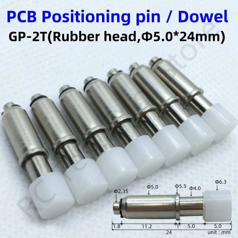10-50PCS-GP-2T-with-Rubber-Head-M3-inner-thread-Positioning-Pin-Needle ...