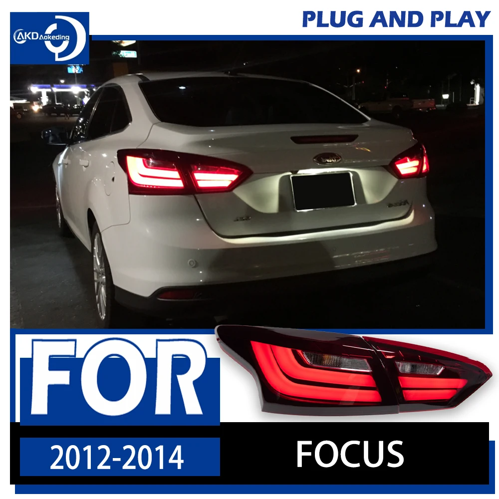 AKD-tuning-cars-Tail-lights-For-Ford-Focus-Sedan-2012-2014-Taillights ...