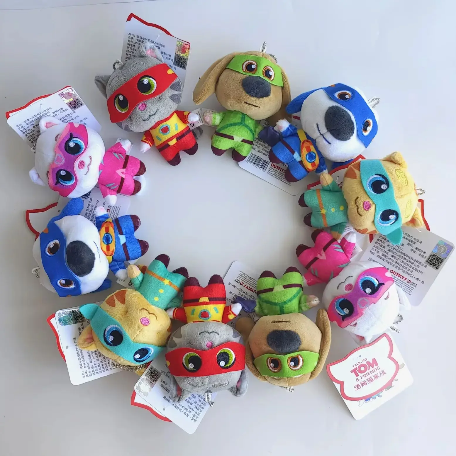 15cm Talking Tom Cat Series Plush Toy Baby Soothing Doll Genuine IP ...