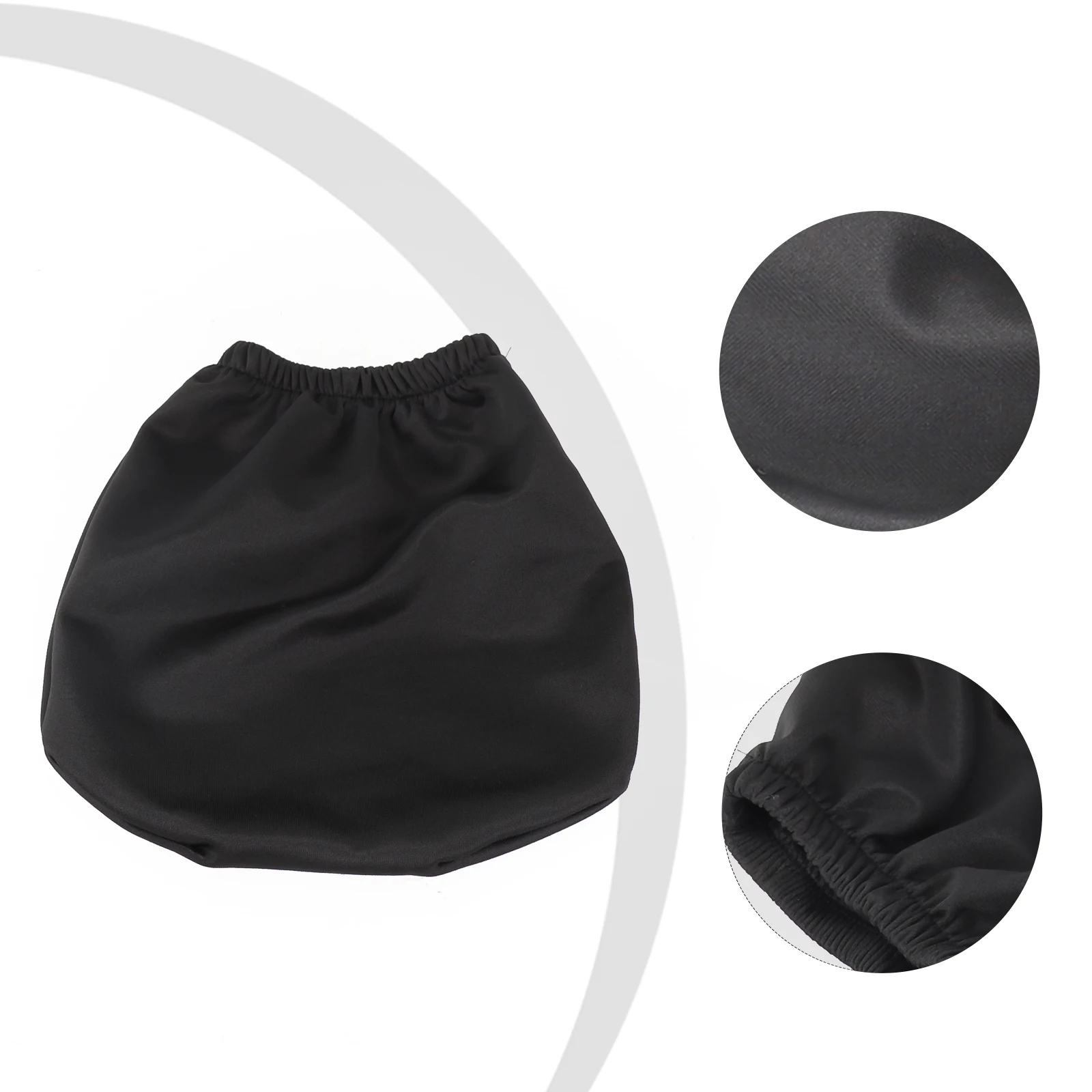 Black-Premium-Cloth-Headrest-Cover-For-Car-Truck-SUV-Auto-Universal-Fit ...