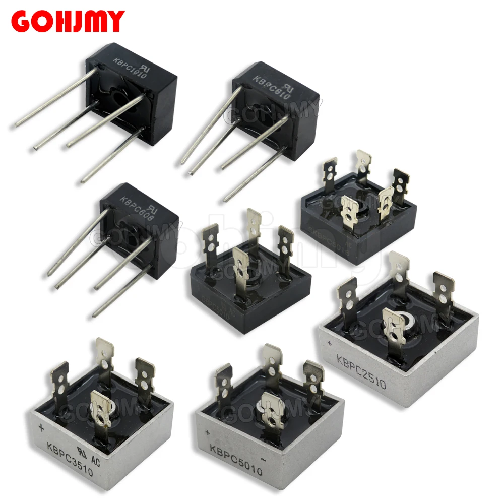 1-10PCS-GBPC5010-SKBPC5016-KBPC2510-KBPC3510-KBPC5010-KBPC1010-KBPC608 ...