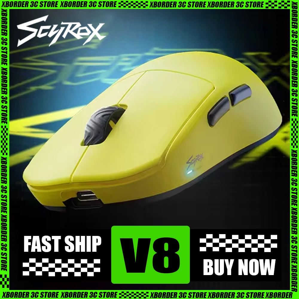 Ready-Stock-Scyrox-V8-Mouse-8k-Return-Paw3950-Dual-Mode-Wireless-E ...