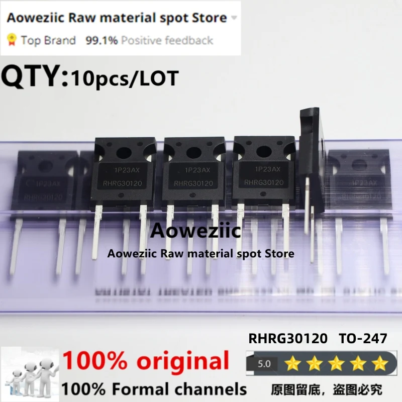 Aoweziic 2020+ 100% New Imported Original RHRG30120 30120 TO-247 Diode ...