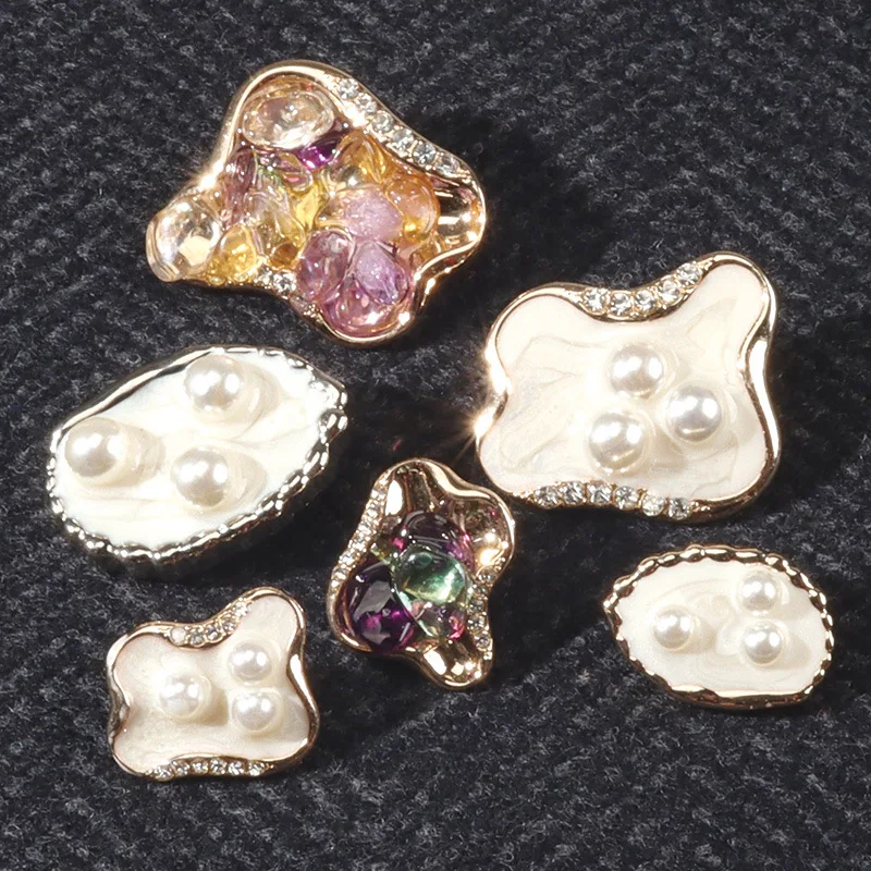 Liga-Especial-Shaped-Pearl-Bot-es-para-Casacos-moda-Windbreakers-blusas ...