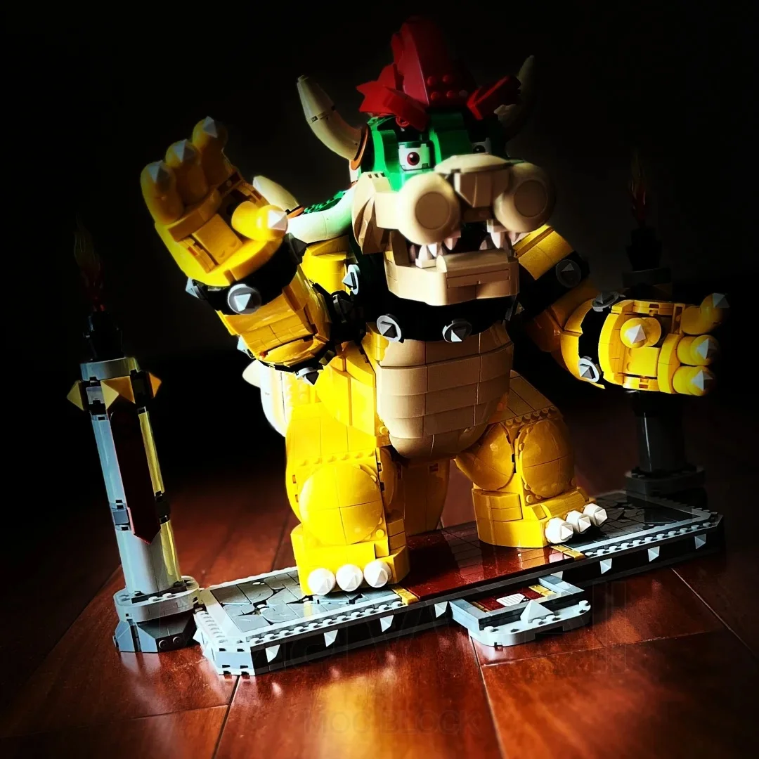 High-End 2807 Pcs Building Bricks The Mighty Bowser Super Mario 71411 ...