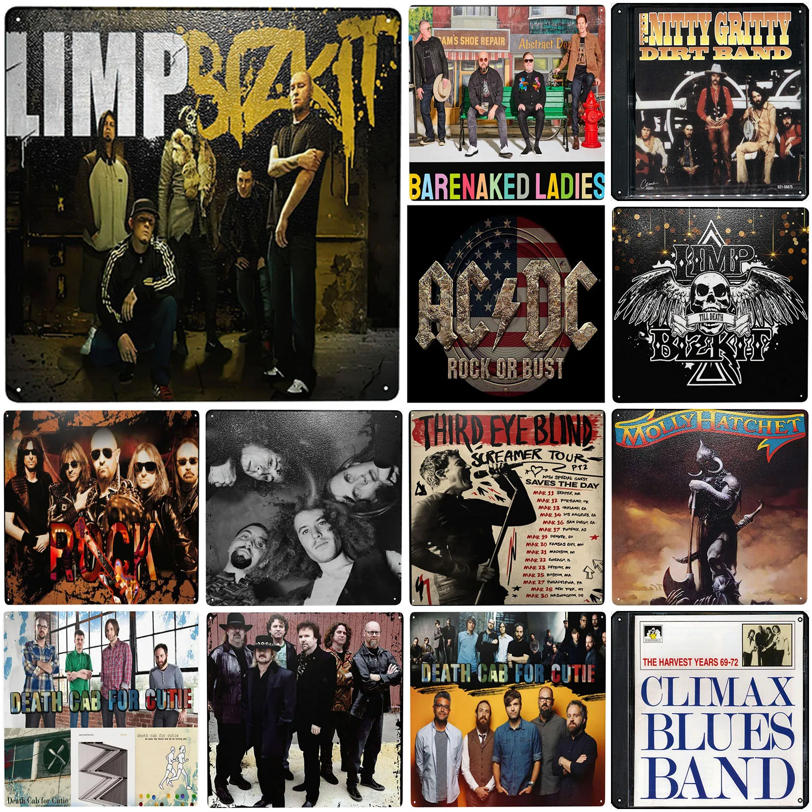 Music-Bands-Metal-Wall-Decor-Sign-Rock-N-Roll-Metal-Tin-Signs-Gift-to ...