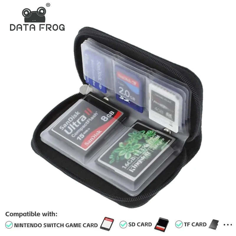 22-Slots-Memory-Card-Storage-Bag-Carrying-Case-Holder-Wallet-For-CF-SD ...