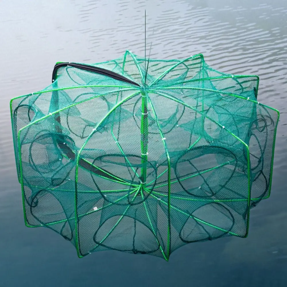 6-8-10-Holes-Fishing-Net-High-Quality-Foldable-40-82cm-Hexagon-Octagon ...