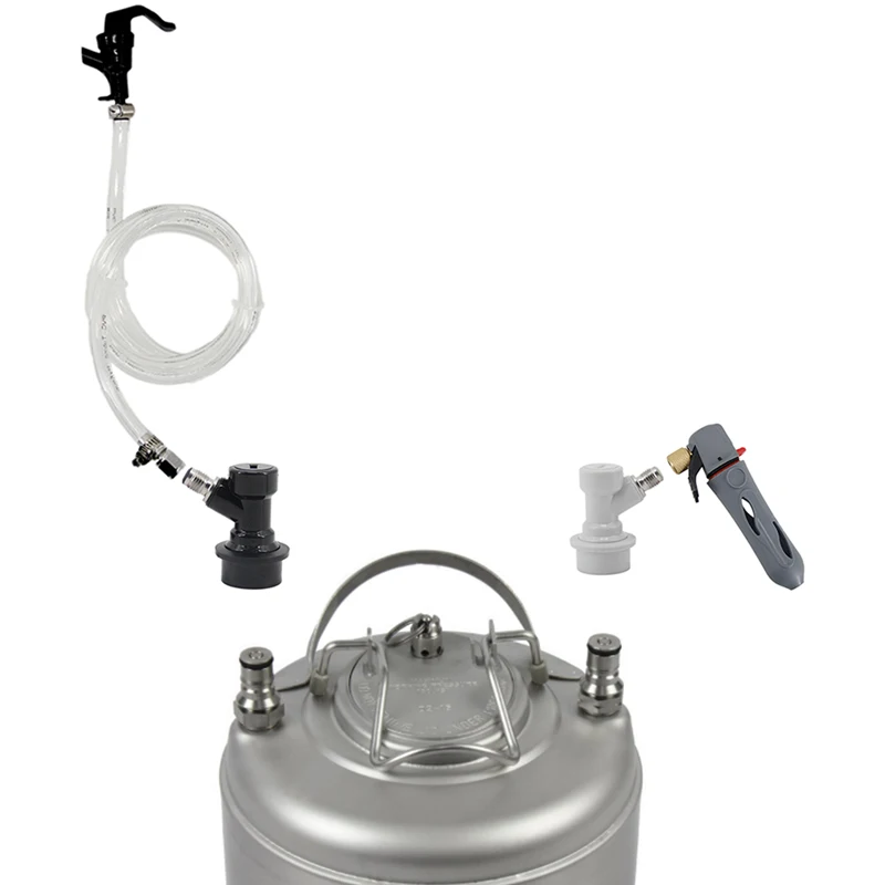 Homebrew-Ball-Lock-Kegging-System-on-Picnic-Tap-CO2-Keg-Charger-NO-Beer ...