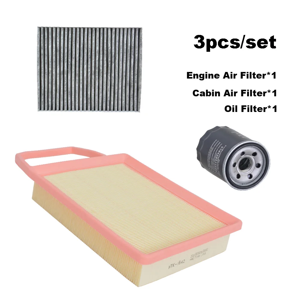 3pcs-Filter-Set-For-Trumpchi-GAC-EMPOW-EMKOO-HYBRID-2-0L-2022-2023-AC ...