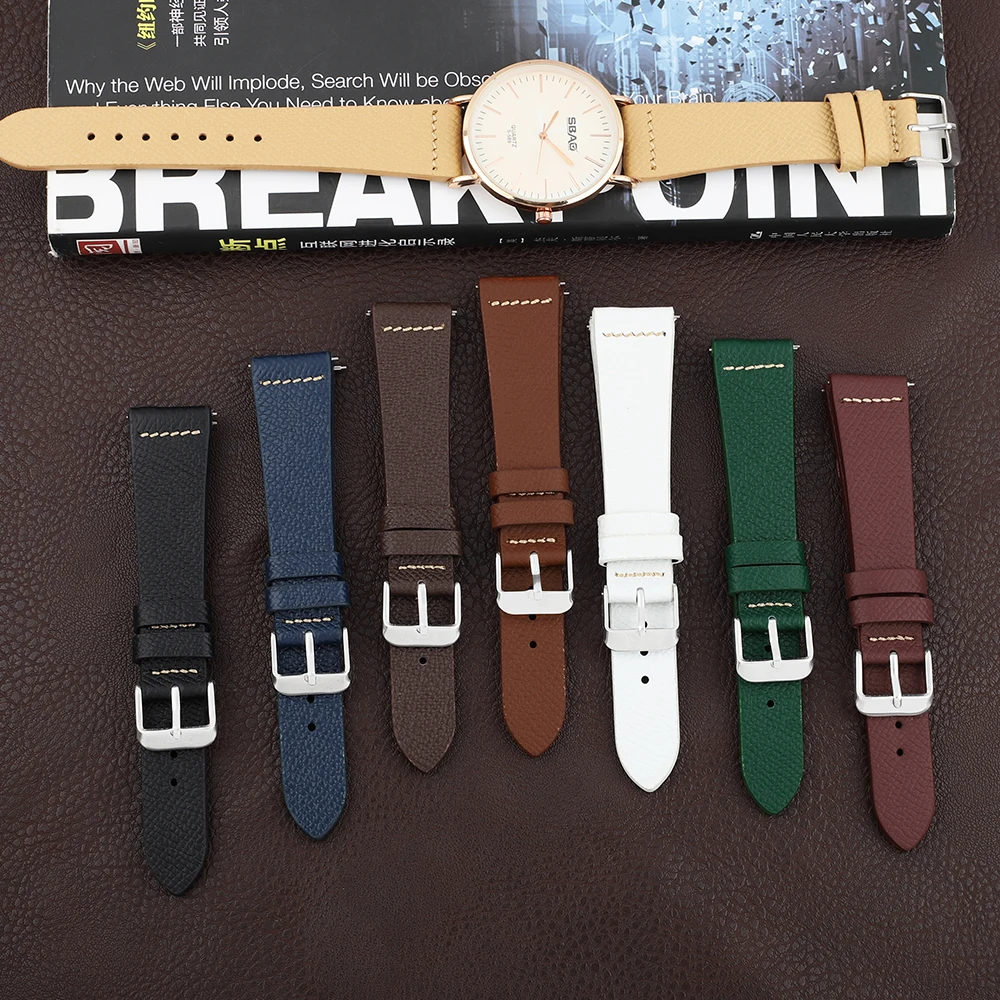 Correa-de-reloj-de-cuero-genuino-de-alta-calidad-para-hombres-y-mujeres ...