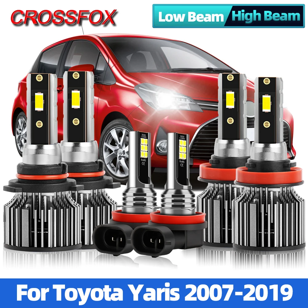 H4-LED-Headlight-H11-Fog-Light-120W-20000LM-Car-Light-Bulb-For-Toyota ...