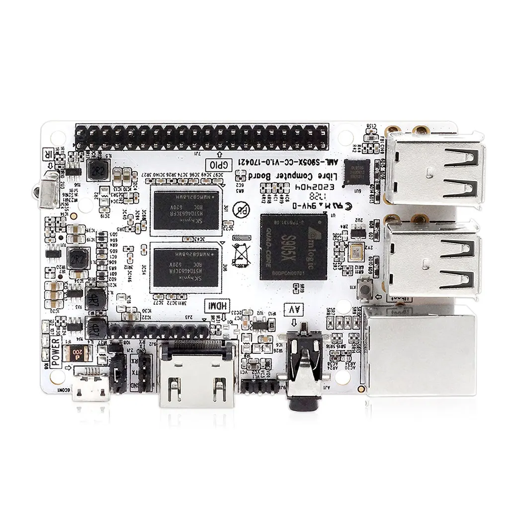 Libre Computer Single Board AML-S905X-CC (Le Potato) 2GB 64-bit Mini PC ...