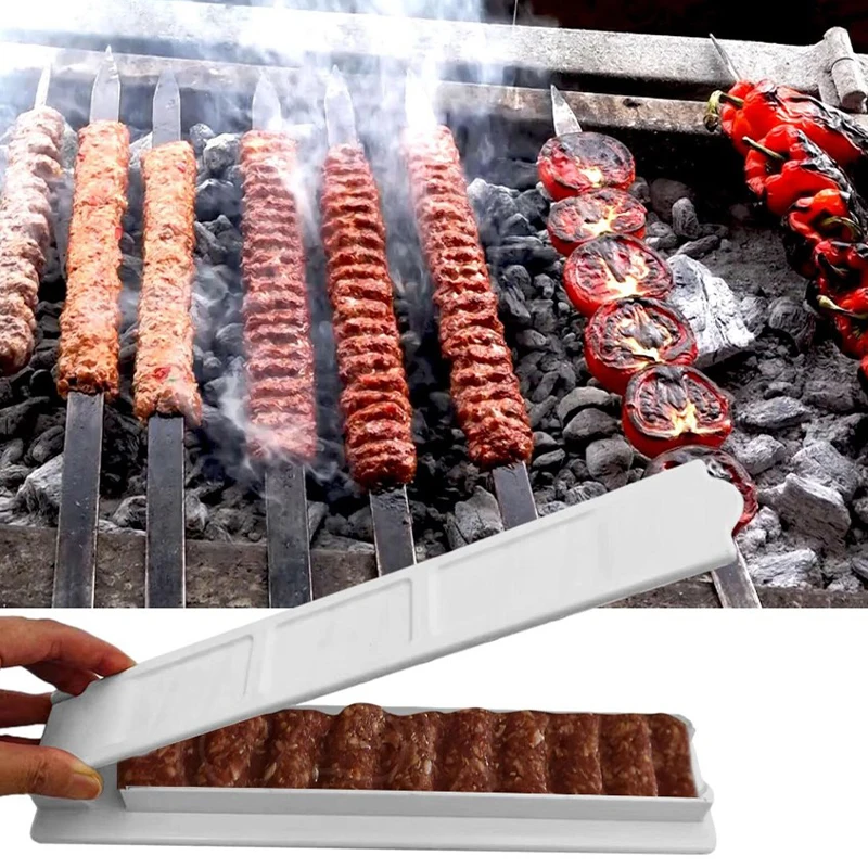 Single-Row-Kebab-Maker-BBQ-Meat-Skewer-Machine-Kebab-Press-Maker ...