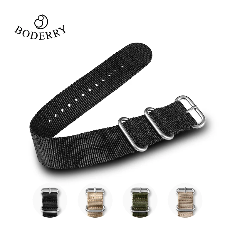 Boderry-Field-Watch-Strap-22mm-Watch-Band-Universal-Type-Sports-Nylon ...