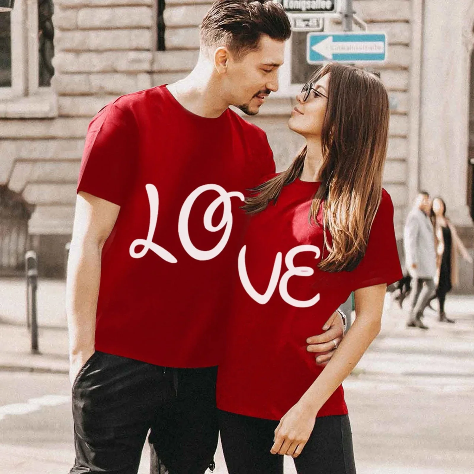 King-Queen-Couples-T-Shirt-Combination-Love-Print-Couple-Tshirt-Summer ...