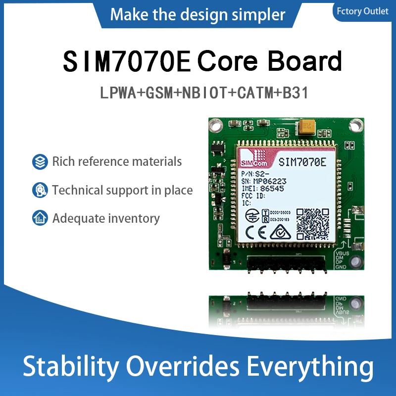 SIMCOM-SIM7070E-Breakout-board-Multi-Band-CAT-M-NB-IoT-GPRS-module-850 ...