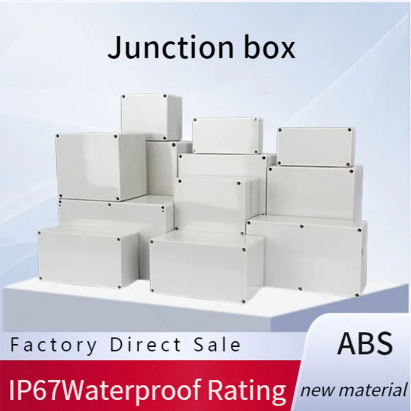 Junction ABS Box for Electronic Project Electrical Cable IP67 Outdoor ...
