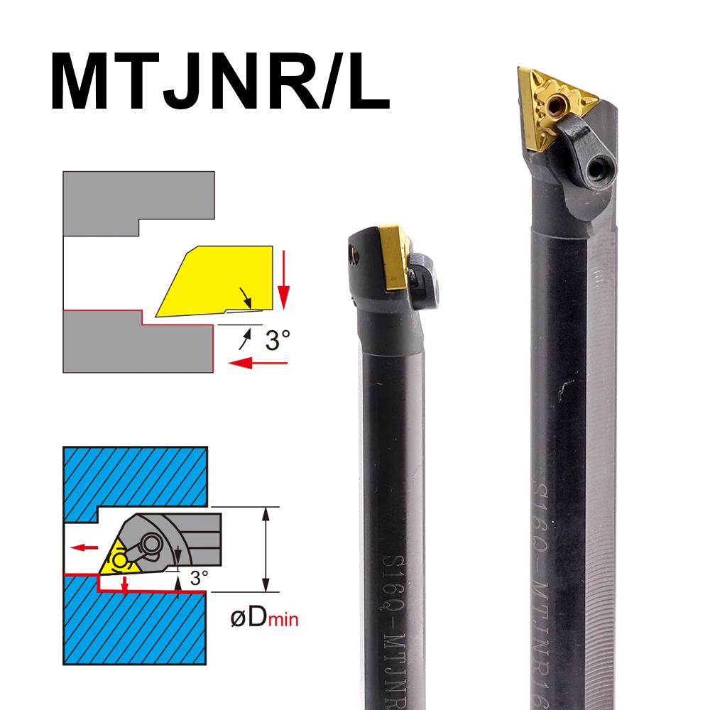 MZG Internal Turning Tool Holder S16Q S18Q S20R S25S MTJNR16 MTJNL16 ...