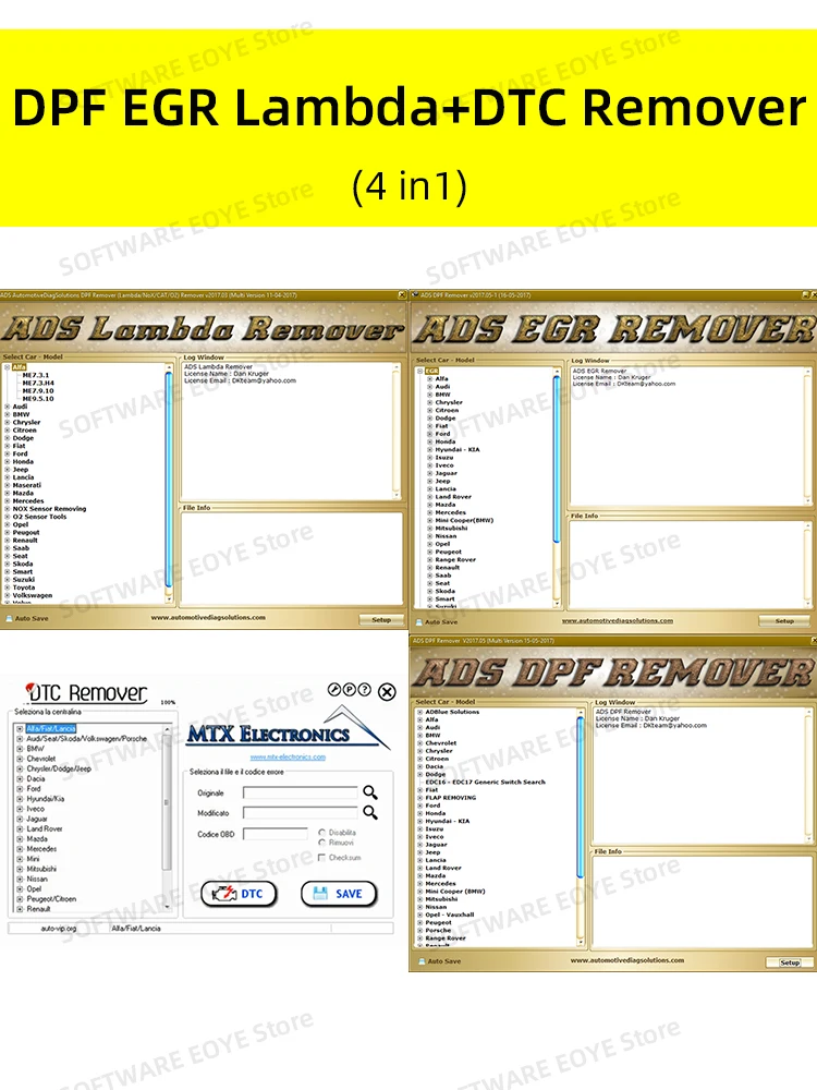2022 Professional Ads Dpf Egr Lambda Remover 3.0 With Keygen Softwares ...
