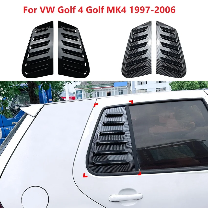 Carbon-Fiber-Triangular-Rear-Window-For-Volkswagen-VW-Golf-4-Golf-MK4 ...