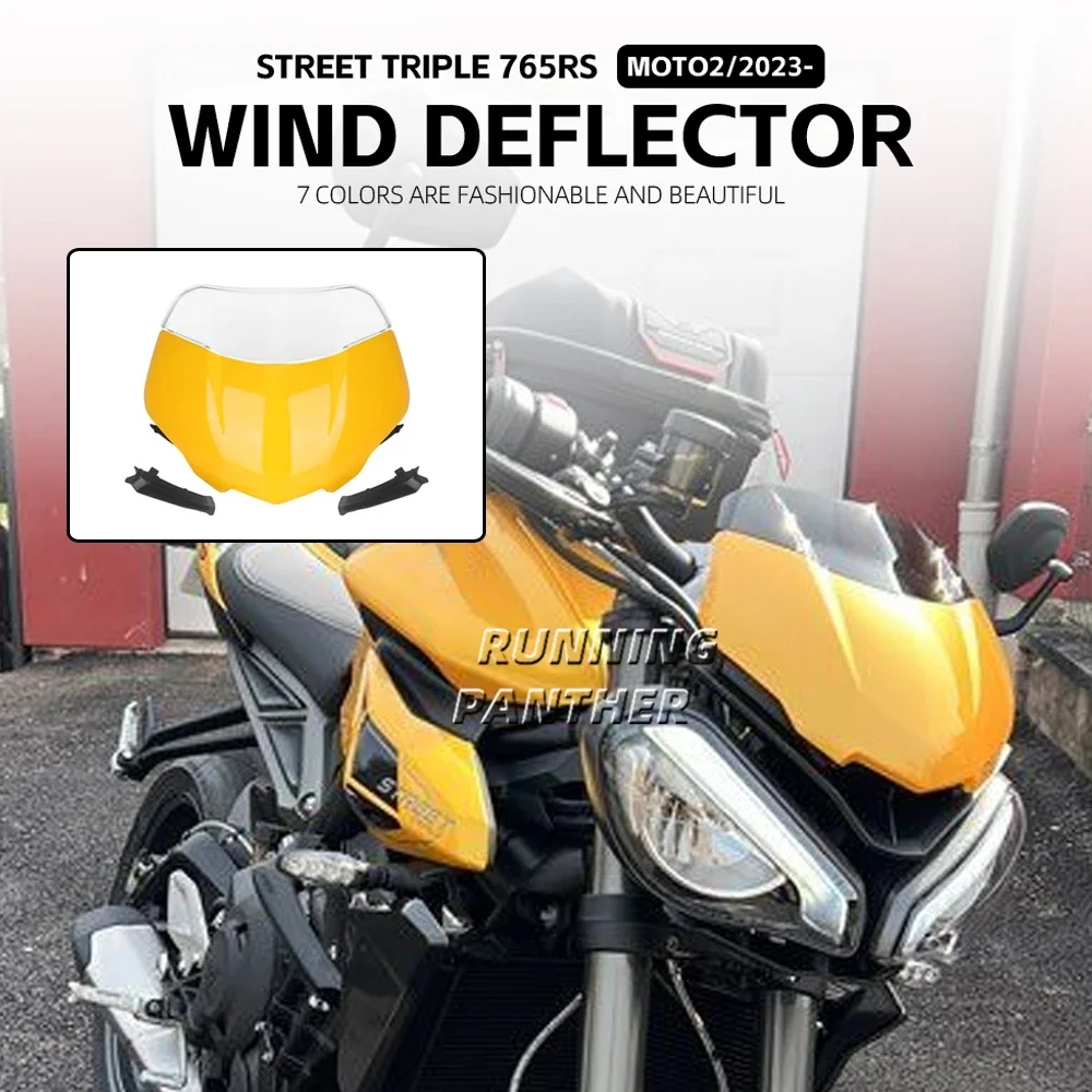 NEW-Motorcycle-Front-Windscreen-Windshield-Visor-Wind-Screen-Shield ...