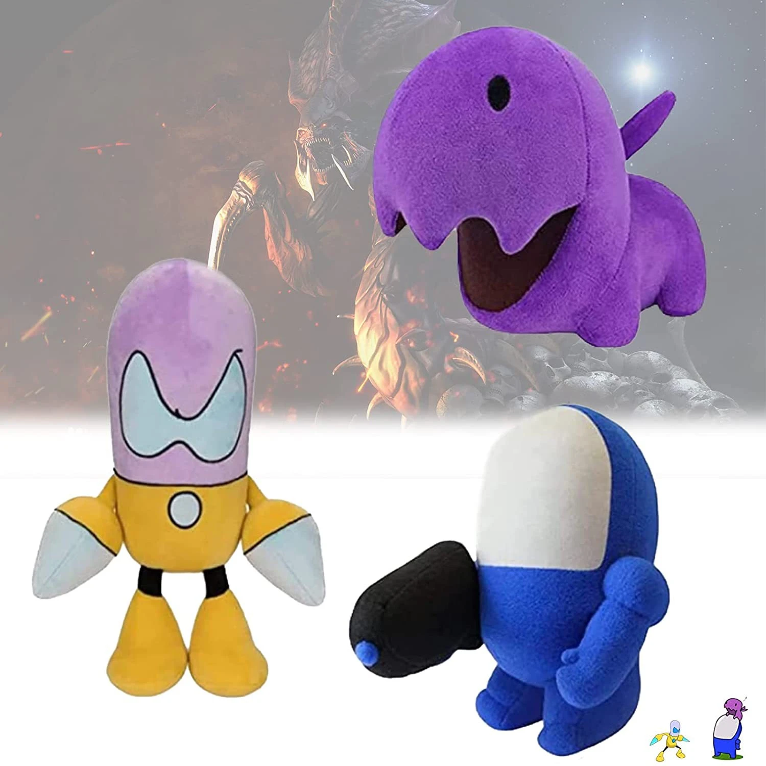 Starcrafts The Zerg Plush Toy Marine Starcraft Carbot Kawaii Doll Cute ...
