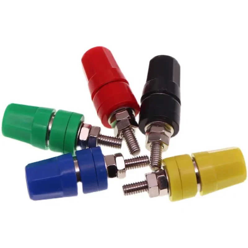 5pcs-M4X36-Pure-Copper-Terminal-4mm-Banana-Jack-Socket-20A-Binding-Post ...