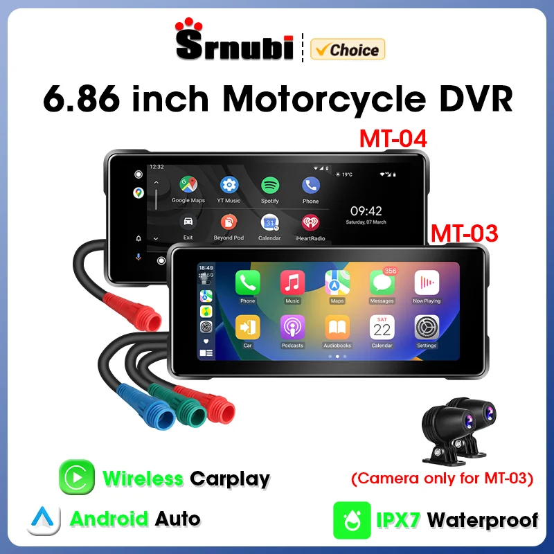 Srnubi-Portable-6-86-IPX7-Waterproof-Motorcycle-Smart-Screen-GPS ...