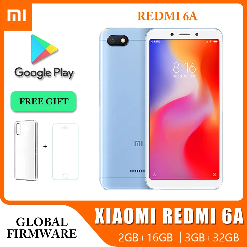 Original Smartphone Xiaomi Redmi 6A Wholesale Cheapest Xiaomi Mobile ...