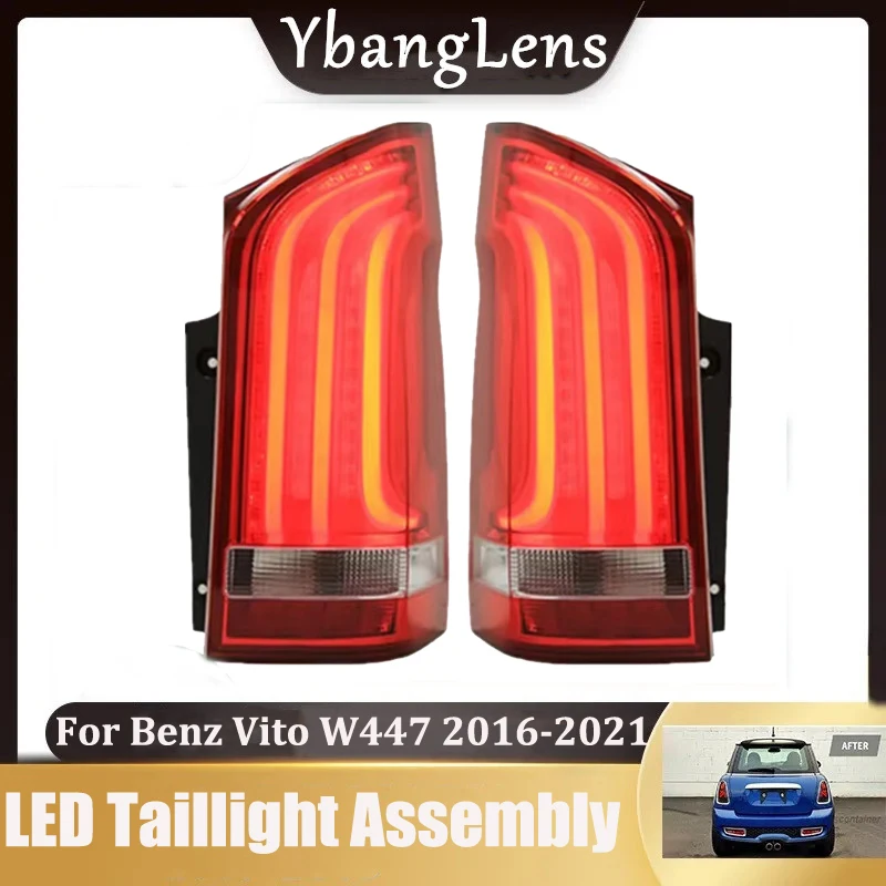 Car-Styling-for-Benz-Vito-Tail-Lights-2016-2021-W447-LED-Tail-Lamp-DRL ...