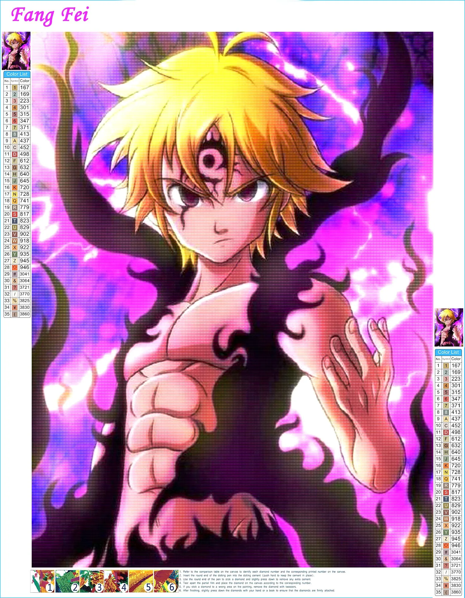Seven Deadly Sins Symbols Colors
