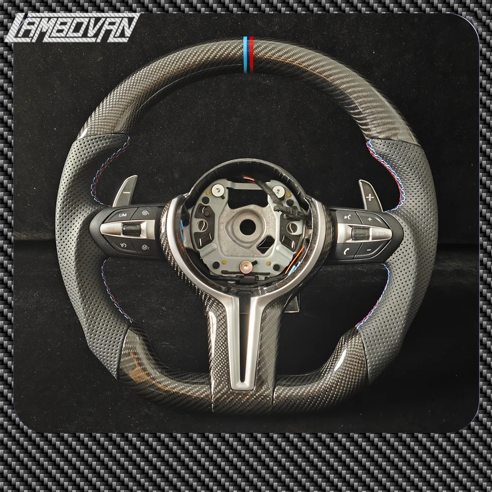Carbon-Fiber-Steering-Wheel-for-BMW-F30-F10-F01-F20-F21-F22-F45-F46-F34 ...