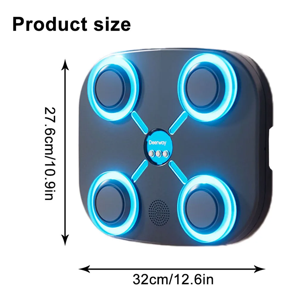 Music Boxing Target for Kids - Wall Mounted Boxing Machine with LED ...