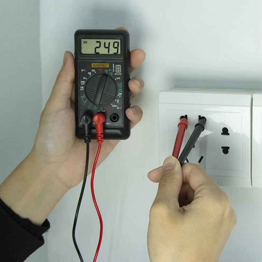 DT-182 Digital Mini Multimeter DC/AC Voltage Current Meter Handheld ...