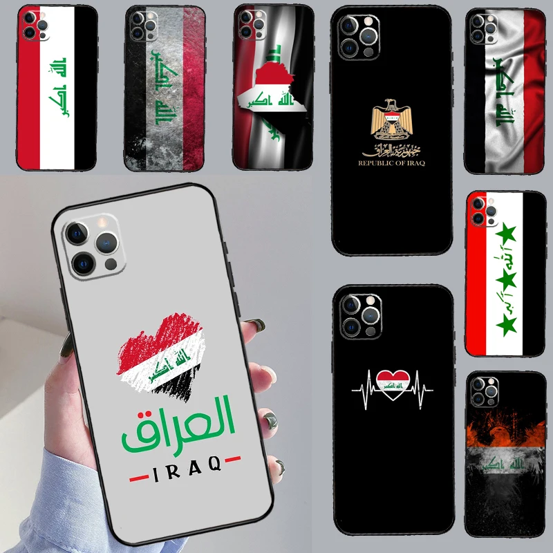 Iraqi Iraq Flag Cover For iPhone 12 11 13 14 15 Pro Max Mini 8 7 Plus ...