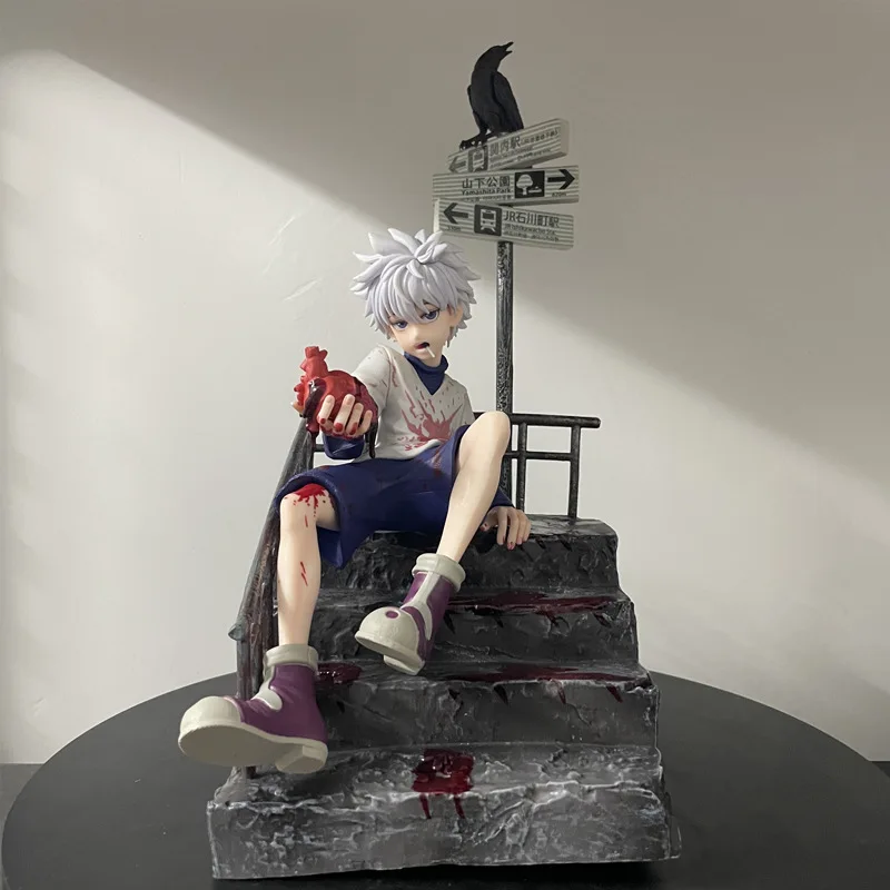 34cm-Hunter-x-Hunter-Killua-Zoldyck-PVC-Action-Figure-Anime-Figure ...