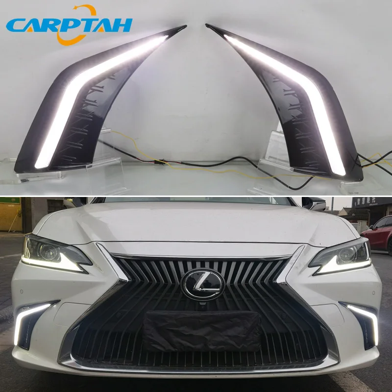 12V LED Daytime Running Light For Lexus ES200 ES250 ES300h 2018 2019 ...