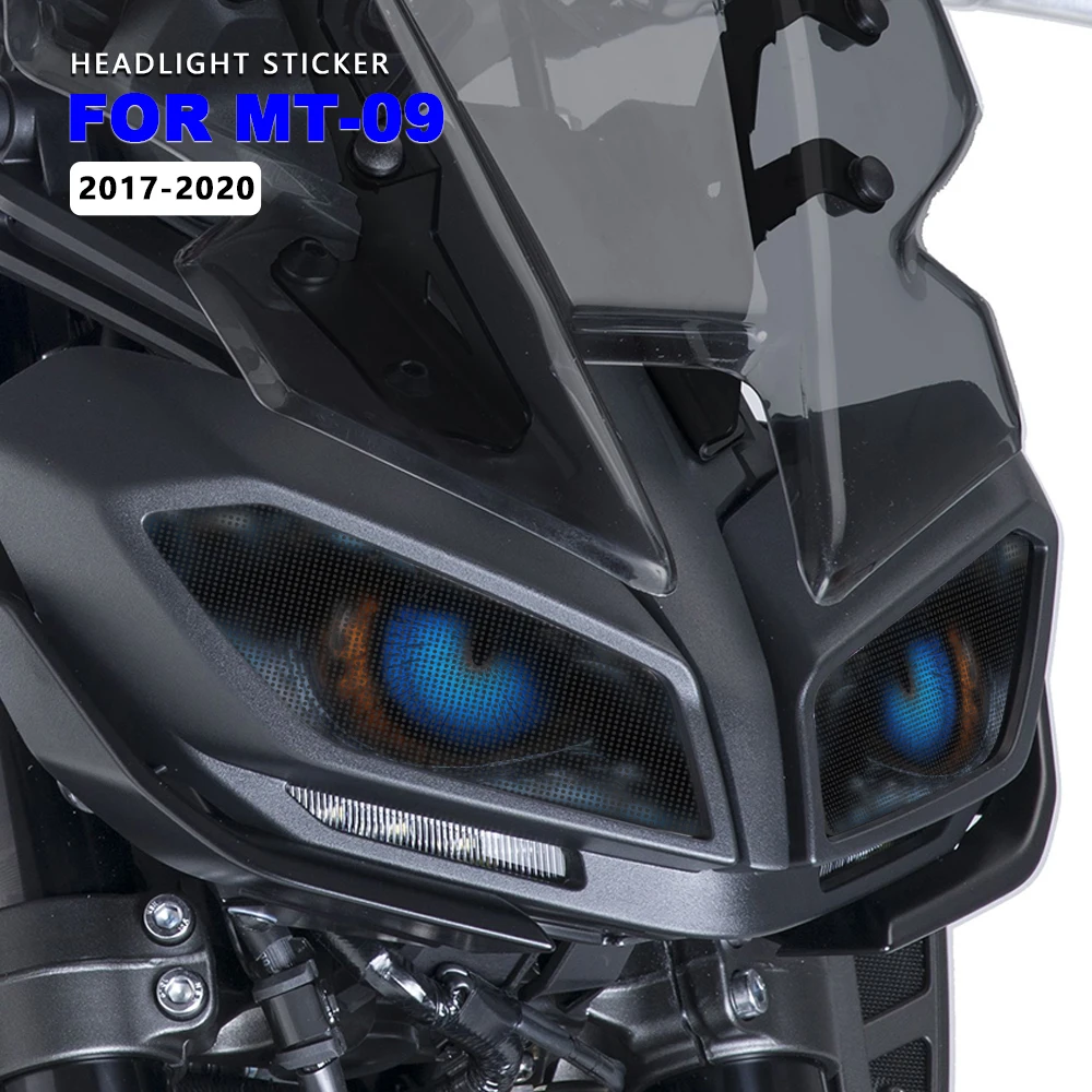 Headlight Sticker Waterproof Motorcycle Decals for Yamaha MT 09 MT09 MT ...