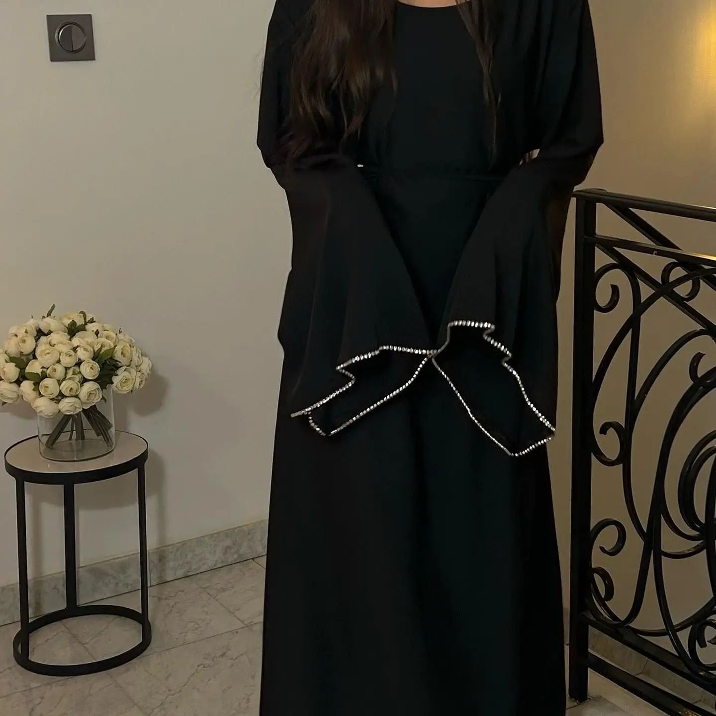 Ramadan-Eid-Diamond-Long-Sleeve-Djellaba-Muslim-Dress-Dubai-Fashion ...