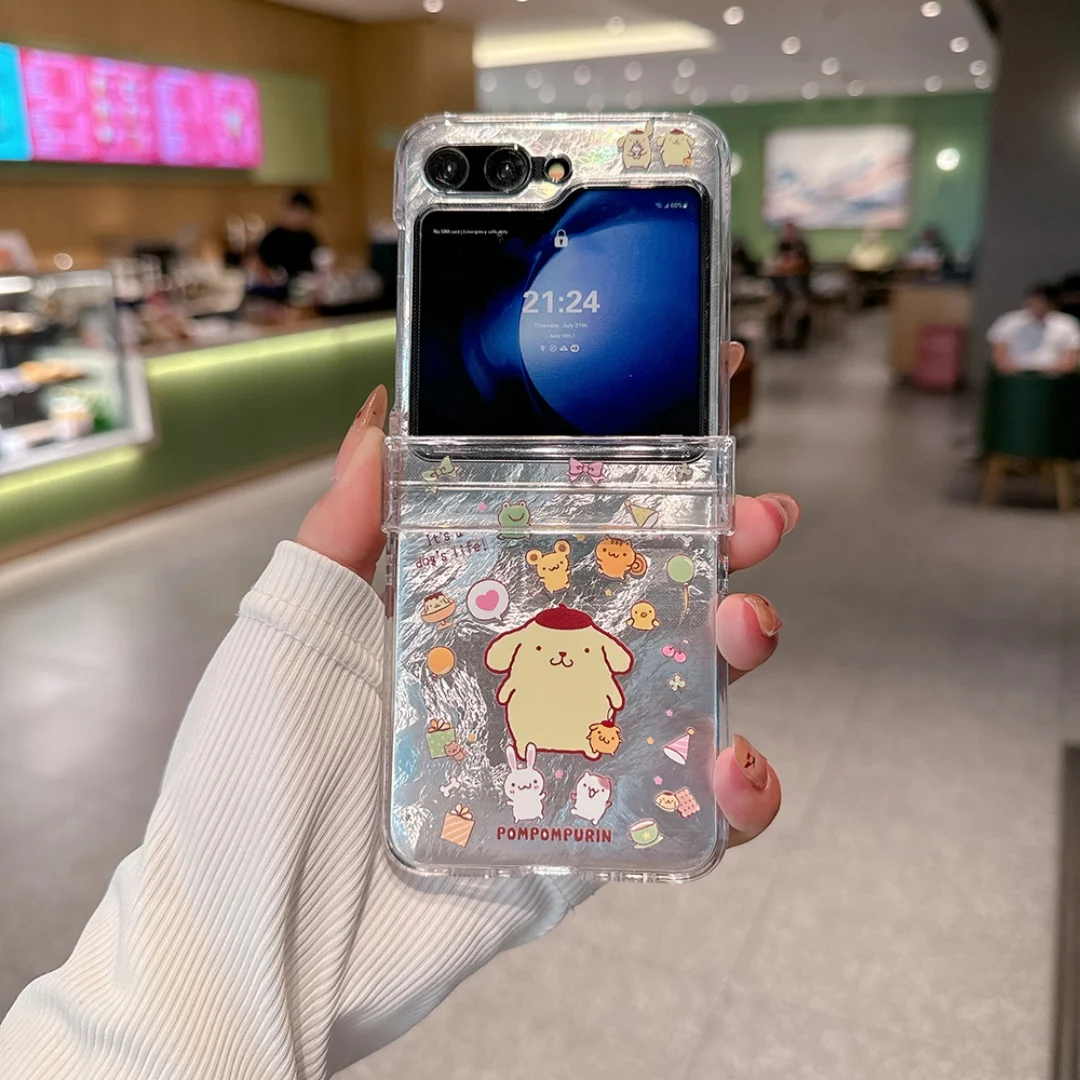 Pom Pom Purin Ugly fish Anime Phone Case for Samsung Galaxy ZFlip5 ...
