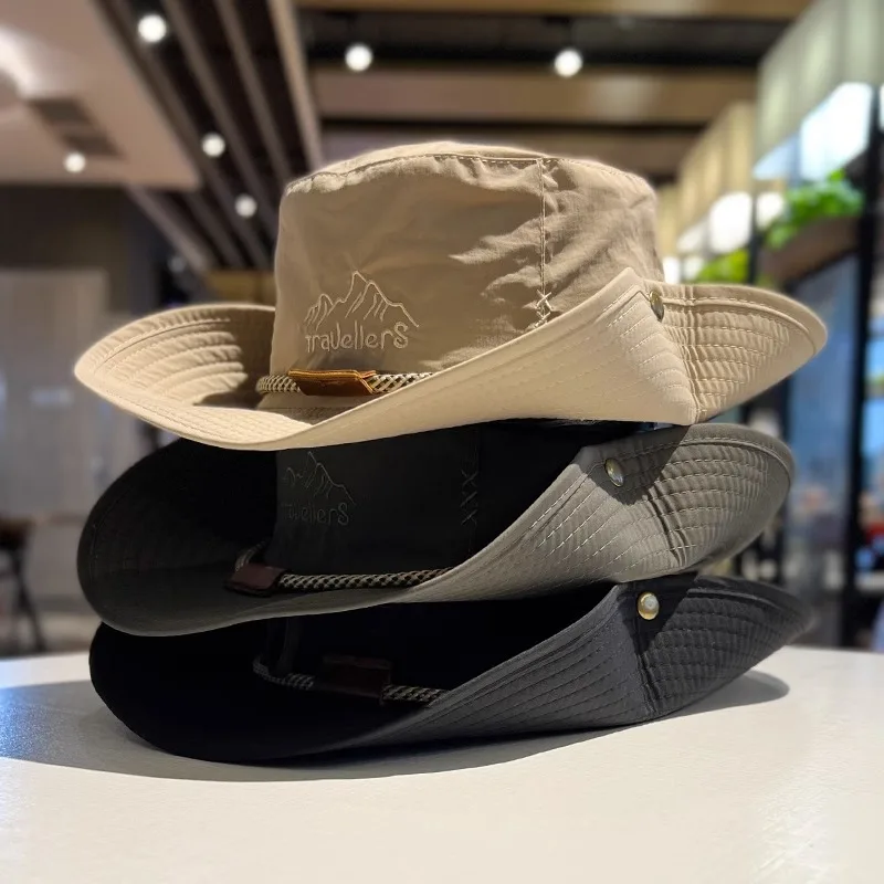 Summer-Hat-Women-Men-Unisex-Sunscreen-Fisherman-Cap-Quick-drying-Hiking ...