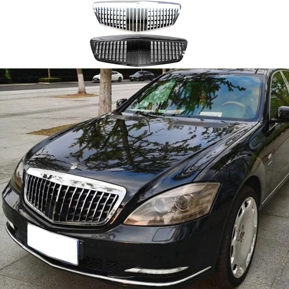 Front-Racing-Facelift-Bumper-Grilles-For-Mercedes-Benz-W221-S-Class ...