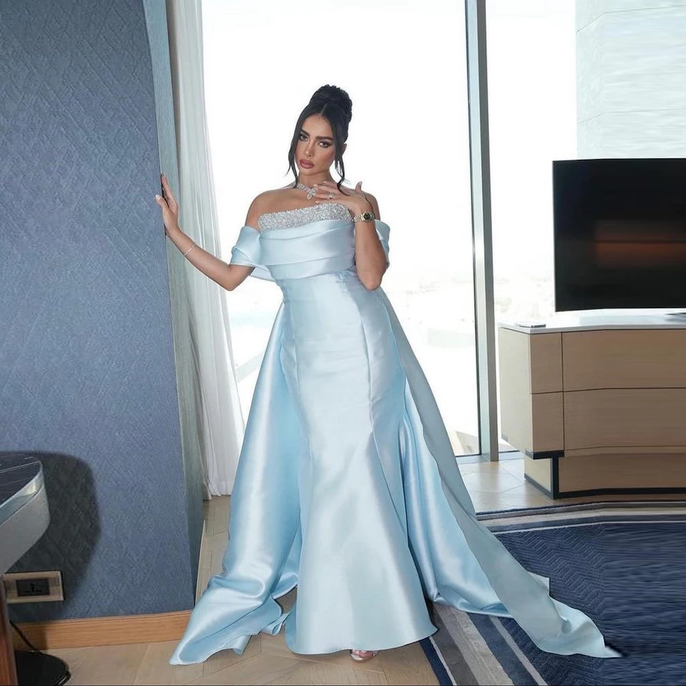 ROSELLA-Straight-Blue-Sweep-Train-Off-The-Shoulder-Neckline-Zipper-Up ...